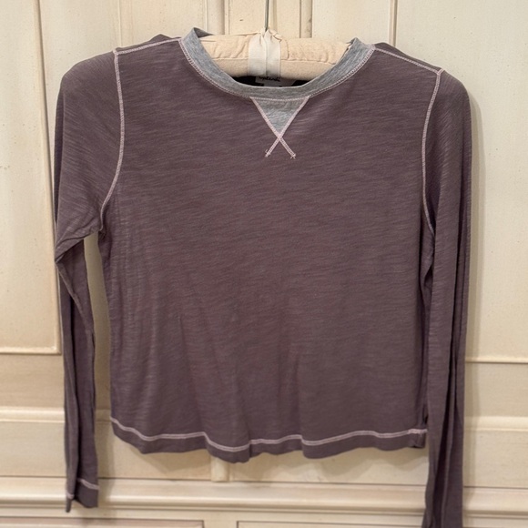 Splendid | Shirts & Tops | Splendid Lavender And Gray Top | Poshmark